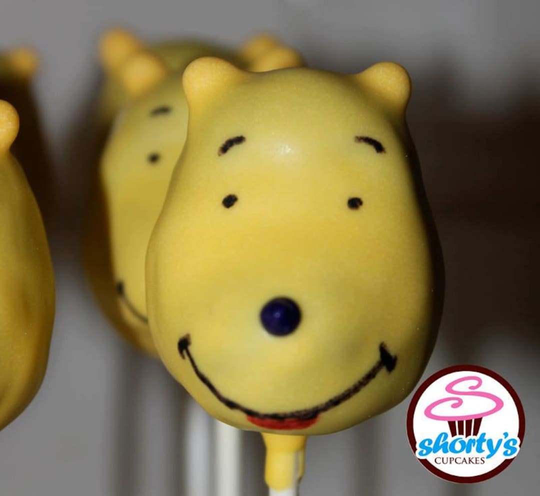 Winnie the Pooh Themed Gourmet Cake Pops - Etsy