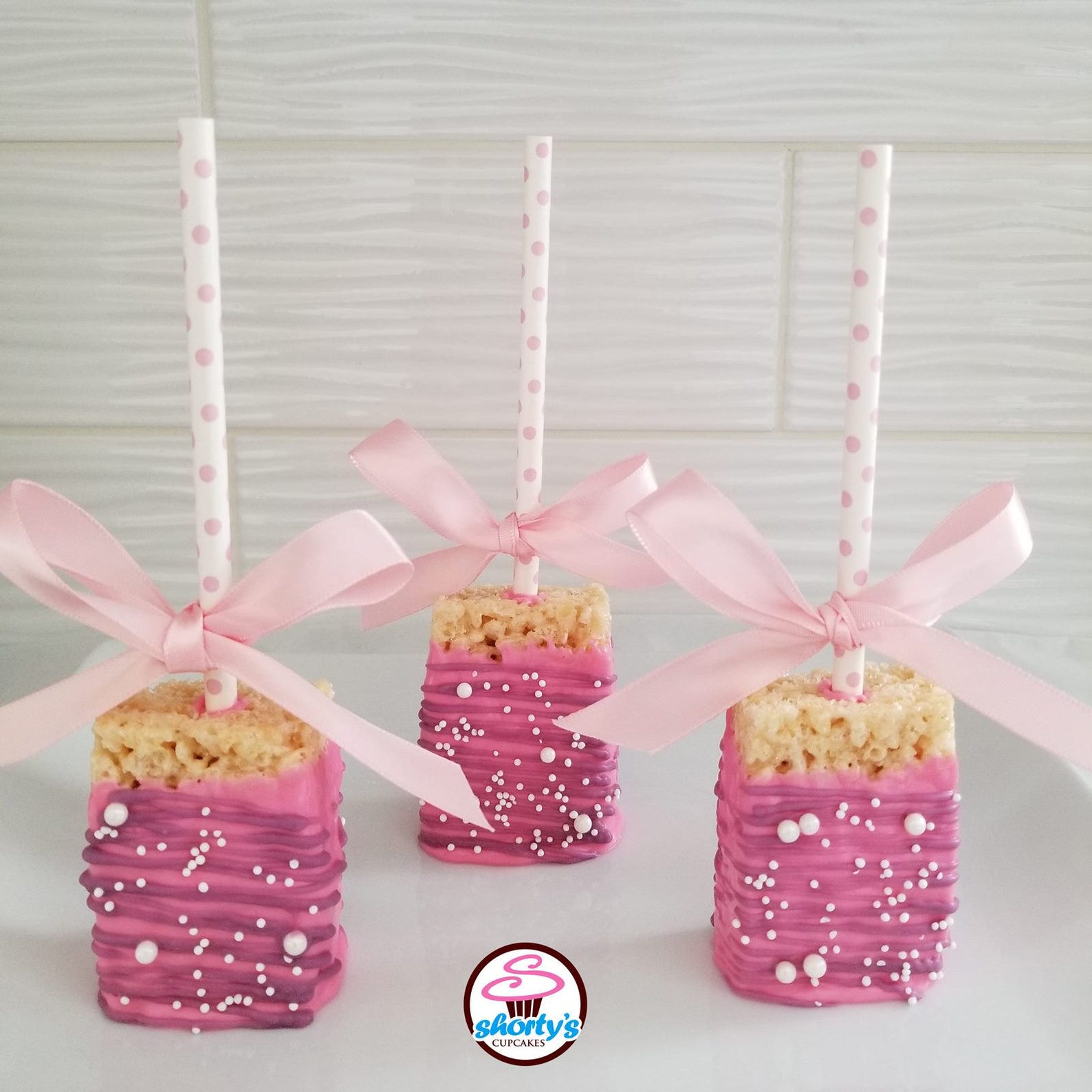 Pink & Purple Candy Covered Rice Crispy Treats | Etsy