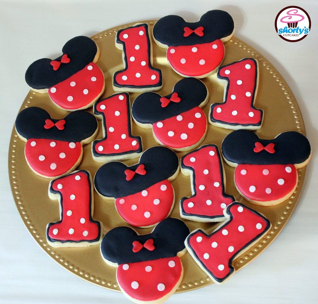 Minnie Mouse Theme Cookies - Etsy