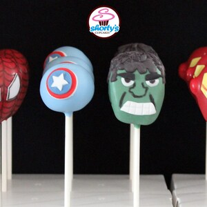 Avengers Themed Cake Pops - Etsy