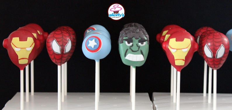 Avengers Themed Cake Pops - Etsy
