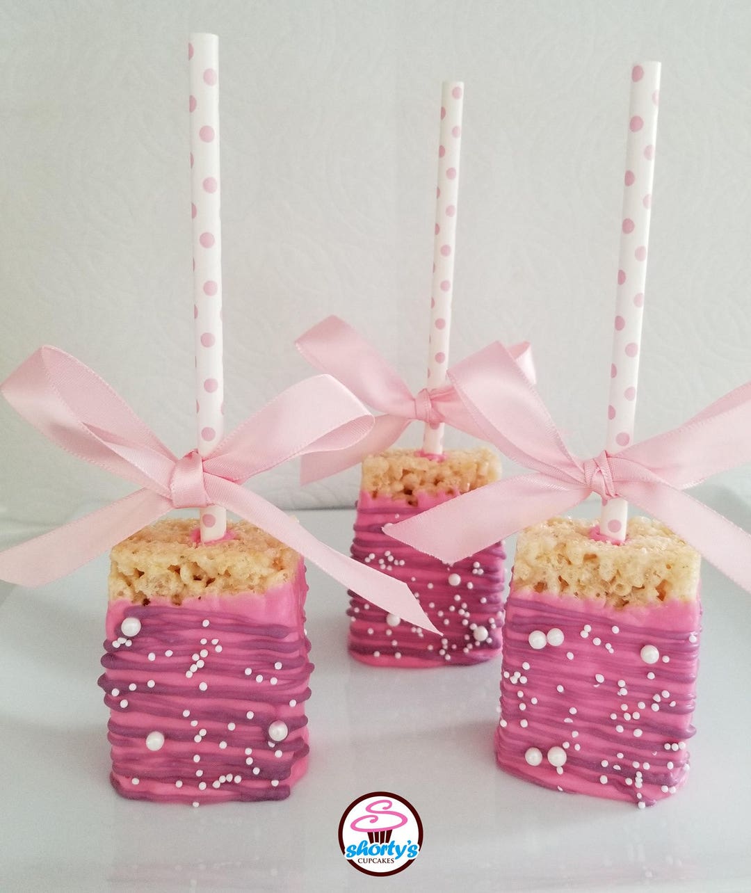 Pink & Purple Candy Covered Rice Crispy Treats - Etsy