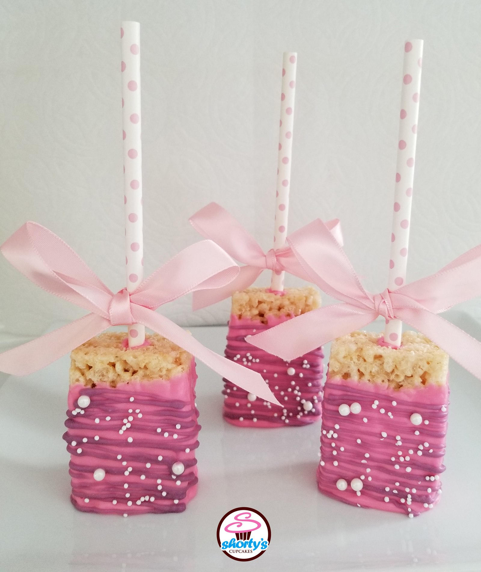 Pink & Purple Candy Covered Rice Crispy Treats | Etsy