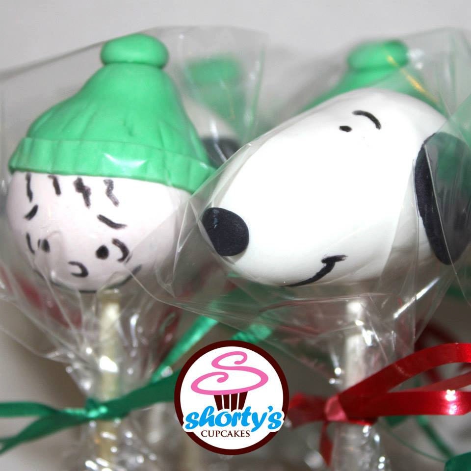 Snoopy & Linus Themed Gourmet Cake Pops | Etsy