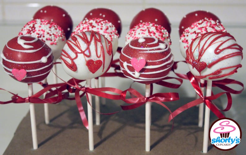 Valentine's Day Gourmet Cake Pops | Etsy