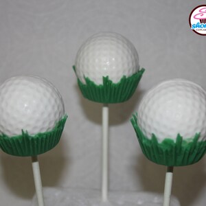 Golf Themed Gourmet Cake Pops - Etsy
