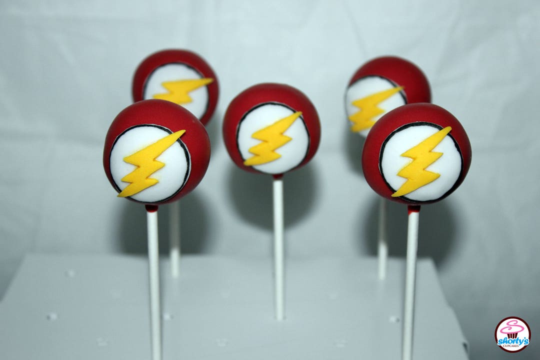 The Flash Themed Cake Pops - Etsy