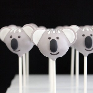 Koala Themed Gourmet Cake Pops - Etsy