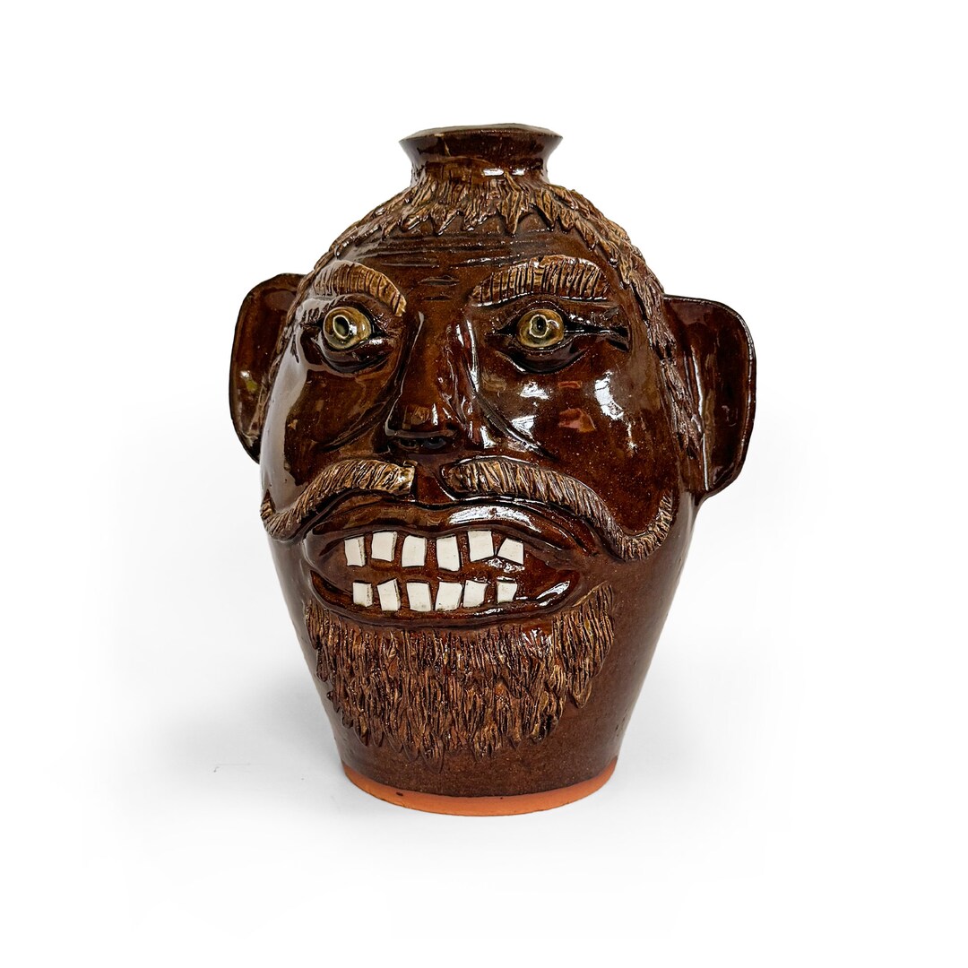 Albert Hodge Face Jug - Etsy