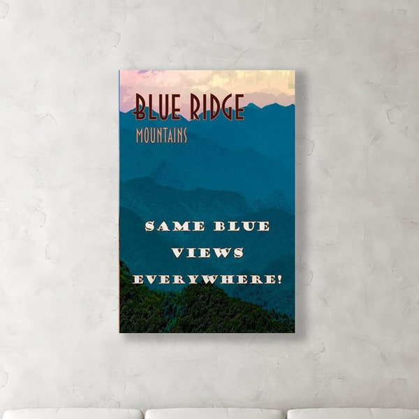 Blue Ridge Parkway Vintage Metal Sign - Etsy