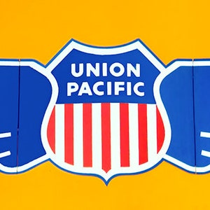 Title up Wings Union Pacific Railroad Harold Logo E9 949 Diesel ...