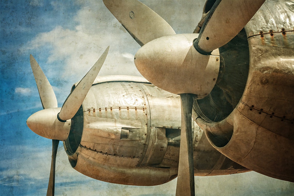 Title twins Super Constellation Engines From a | Etsy