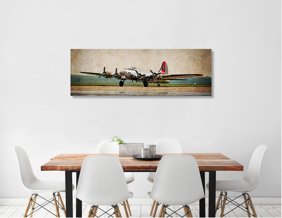 Title flying Fortress B-17G Boeing WWII Bomber Vintage War Airplane ...