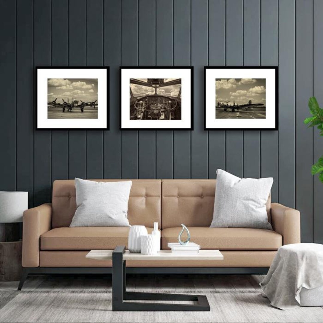 Flying Fortress B-17 WWII Bomber Aircraft Plane Photographs Mancave ...