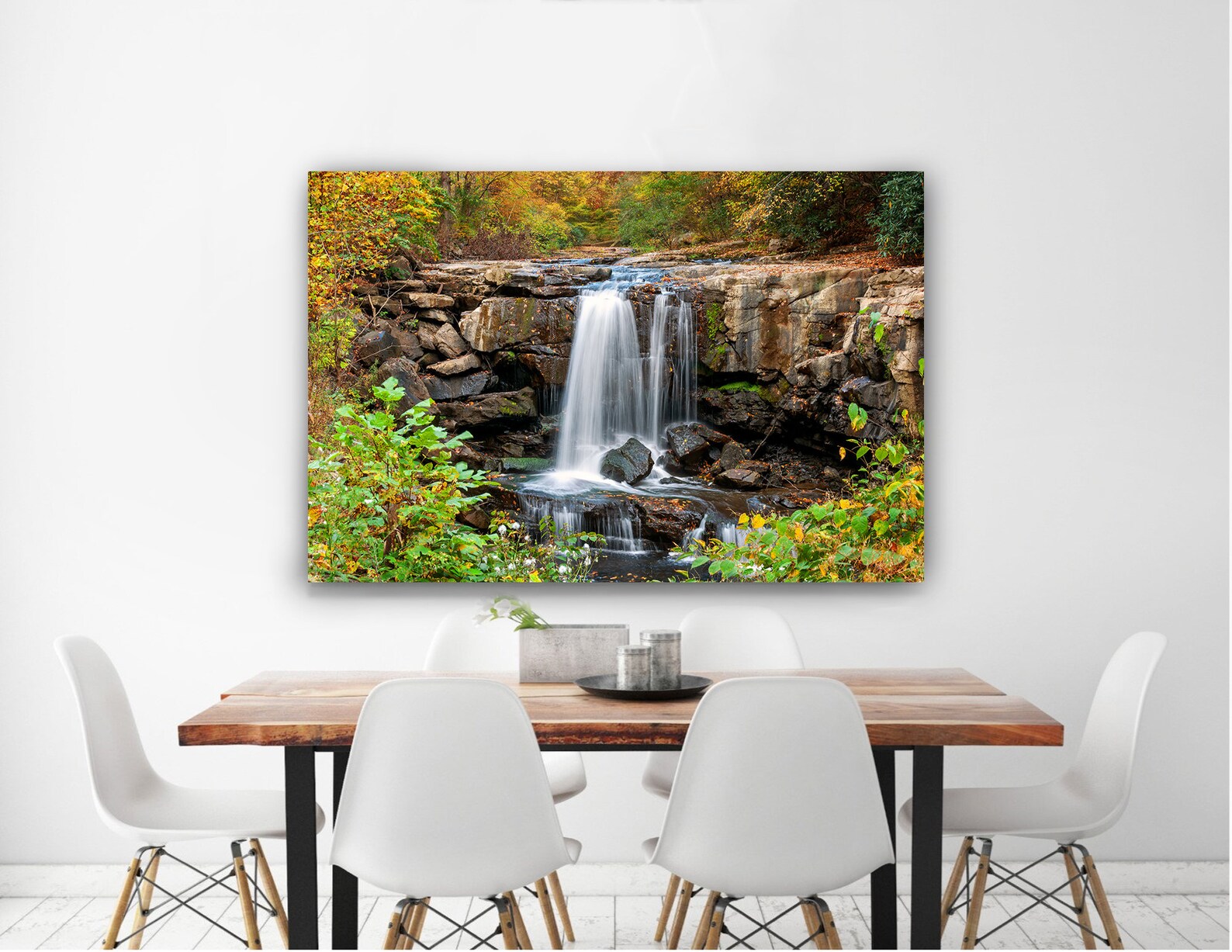 Large Wall Art an Angels Hair Waterfall New River Gorge Area - Etsy