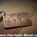 World Map Keyringcopper Key Ringtravel Key - Etsy