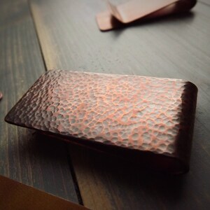 Copper Money Clip, Textured Money Clip, Rustic Money Clip, Distressed ...
