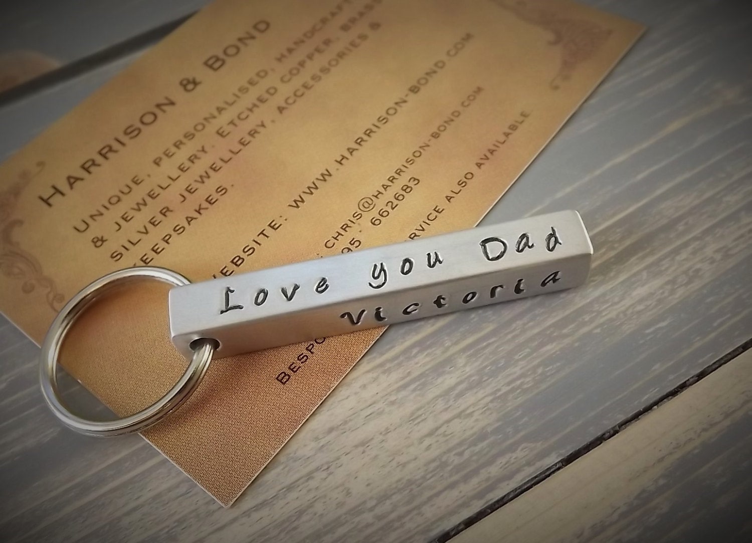 Personalised Keyring Bar Keyring Custom Keyring Bar Key - Etsy