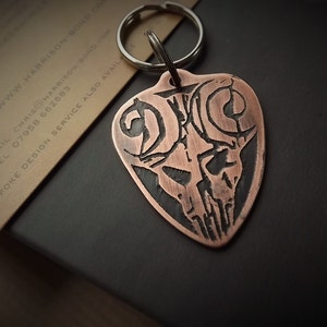 Pick of Destiny Key Ring Copper Key Ring Custom Pick Key | Etsy