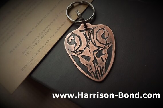 Pick of Destiny Key Ring Copper Key Ring Custom Pick Key | Etsy