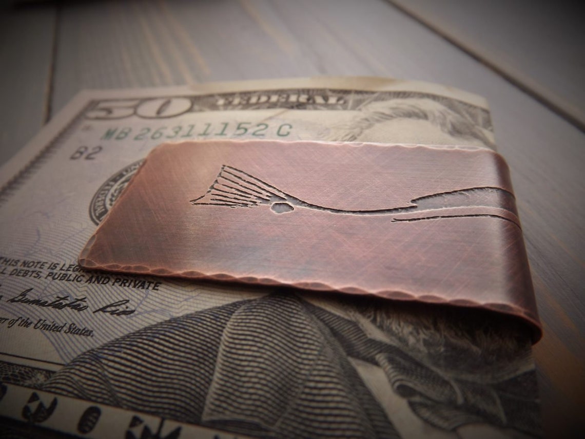 Fish Money Clip Money Clip Redfish Fishing Men's Gift | Etsy