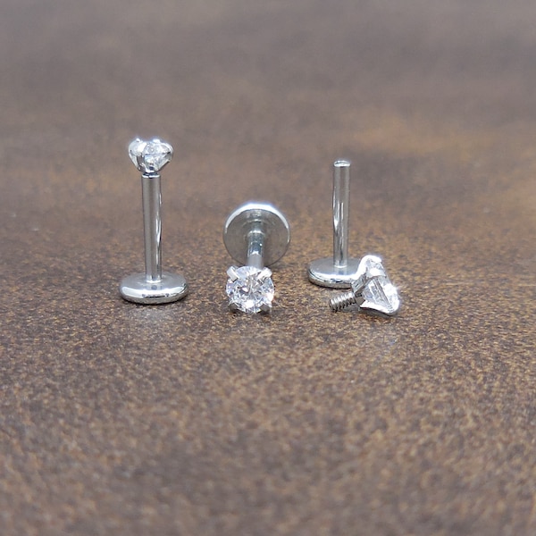 Surgical Steel Threaded Nose Stud - Etsy