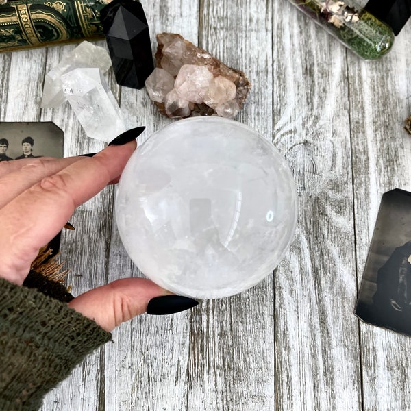 Large Crystal Ball - Etsy