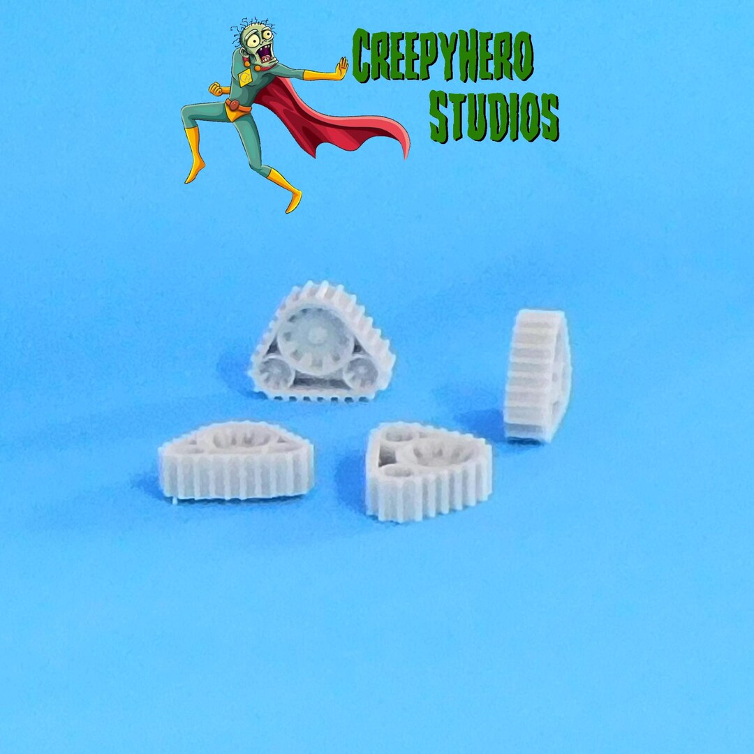 Gaslands 20mm (1:64) Scale 3D Resin Printed Triangle Tank Tread Set - Etsy