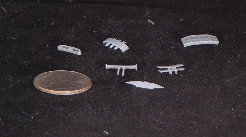 Micro Gaslands 10mm Scale 3D Resin Printed Spoiler Set - Etsy