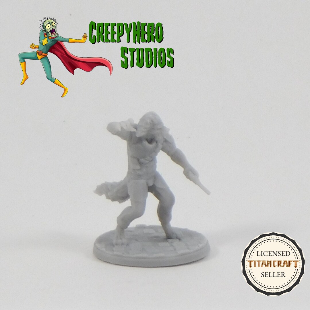 3D Resin Printed 28mm Scale Pulp Era Werewolf Soldier Miniature - Etsy