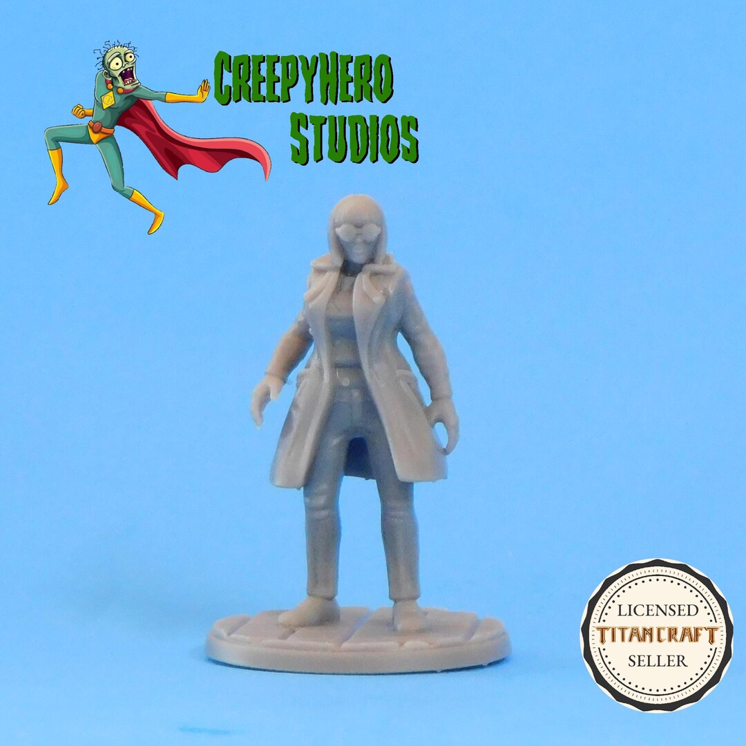 Modern 28mm Scale 3D Resin Printed Scientist Miniature for Tabletop RPG ...