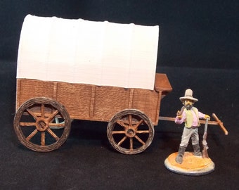 28mm Scale 3D Printed Wild West Snake Oil Salesman Wagon - Etsy