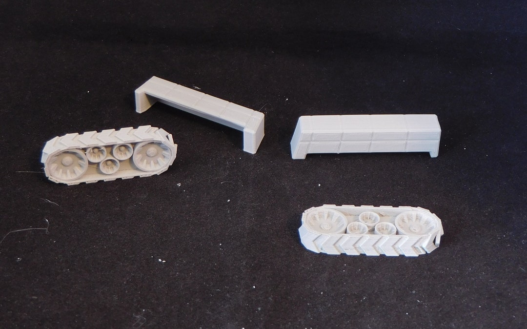 32MM Scale 3D Printed Halftrack Treads (not Scaled for Hotwheels or ...