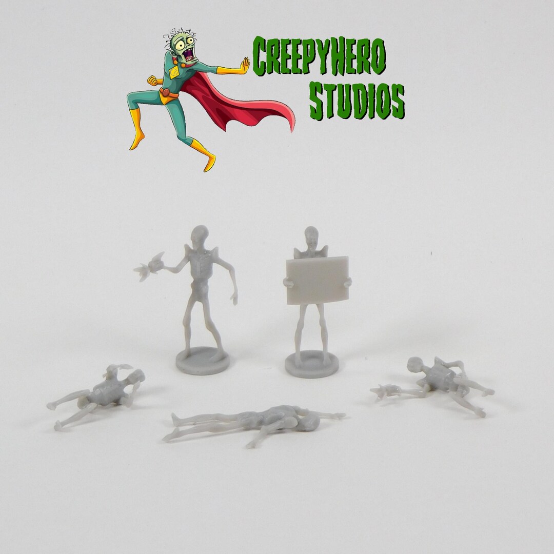 Gaslands 3D Resin Printed 20mm Scale Alien Figure Set - Etsy