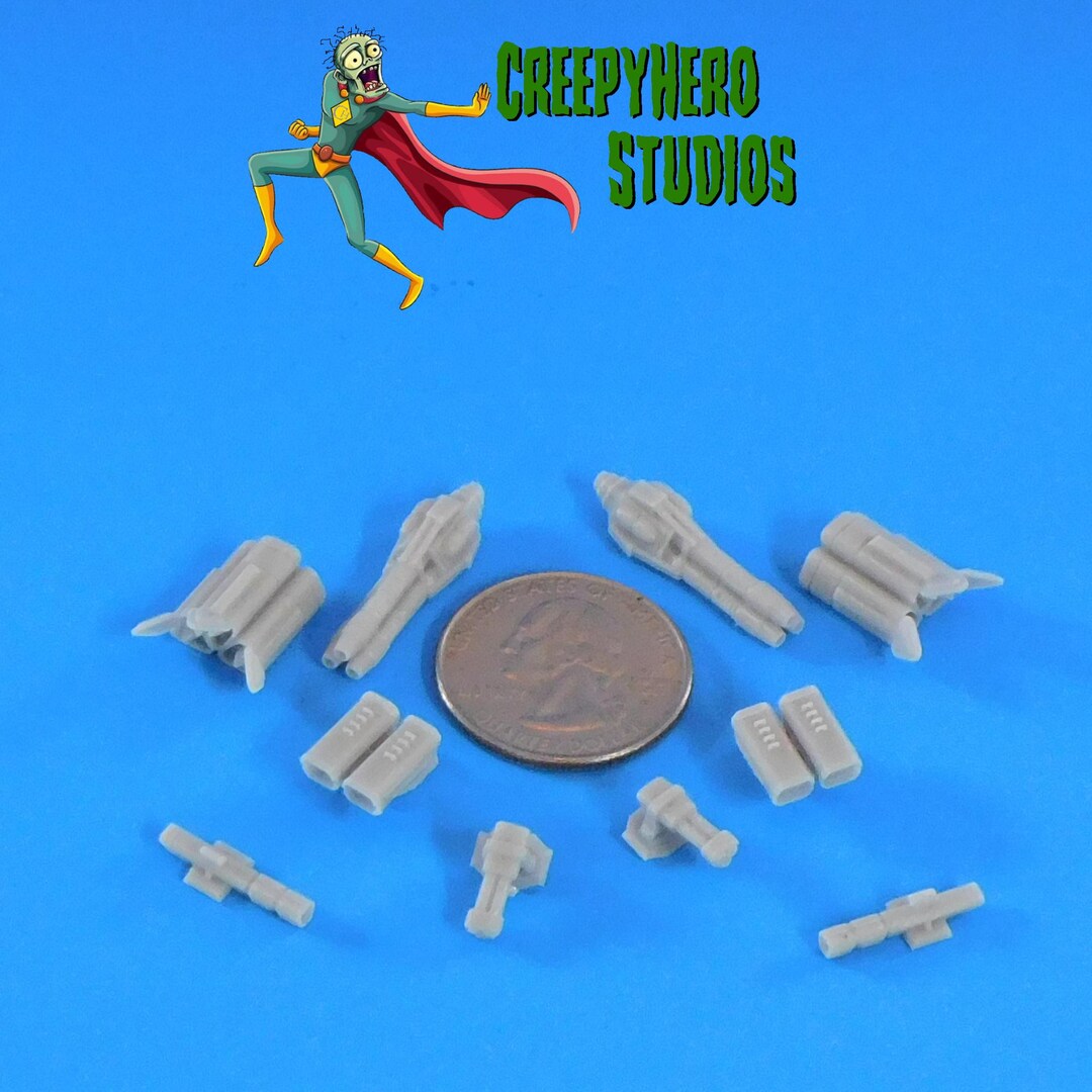 Micro Gaslands 10mm Scale Rocket Launcher Set - Etsy