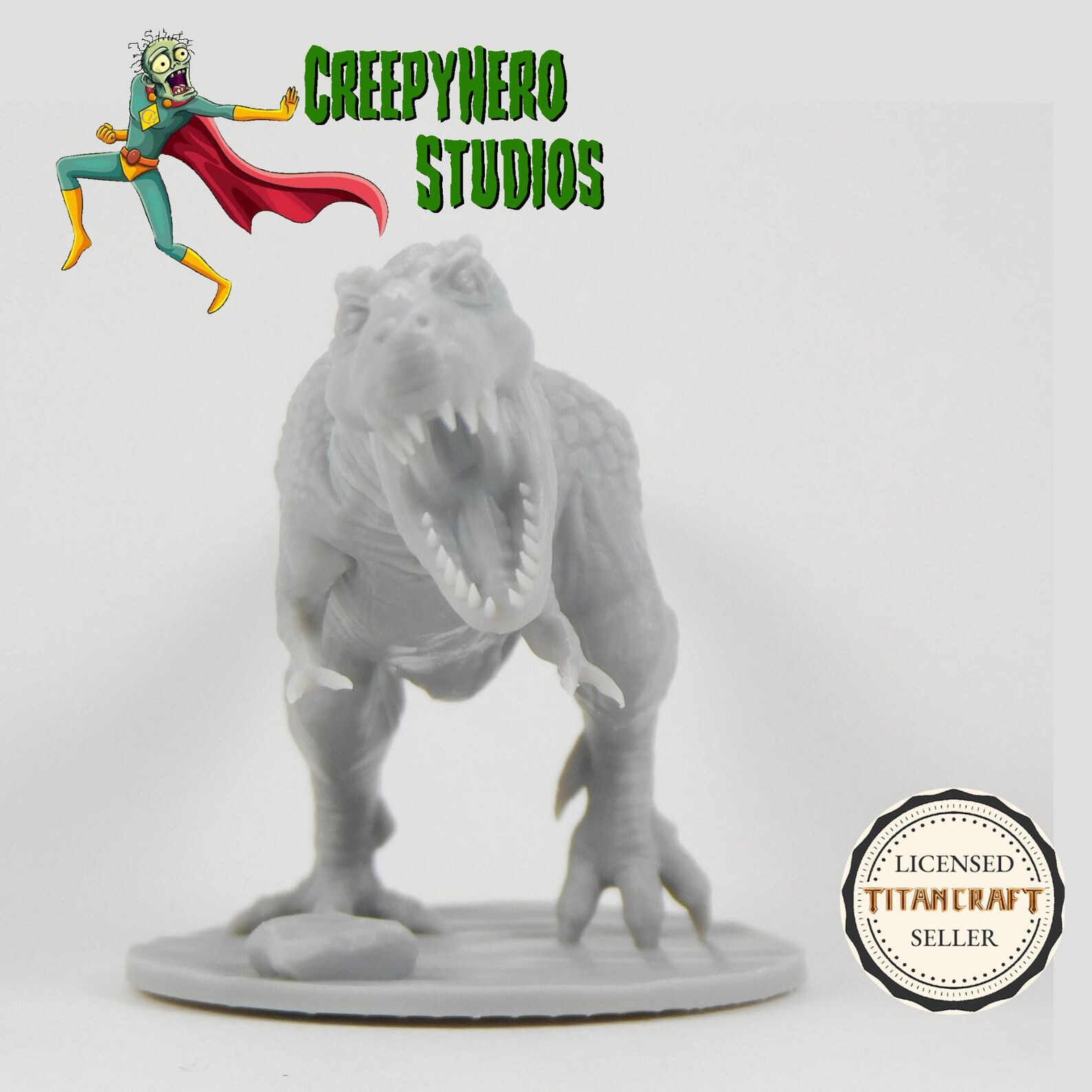 3D Resin Printed 28mm Scale Juvenile T-rex Miniature - Etsy