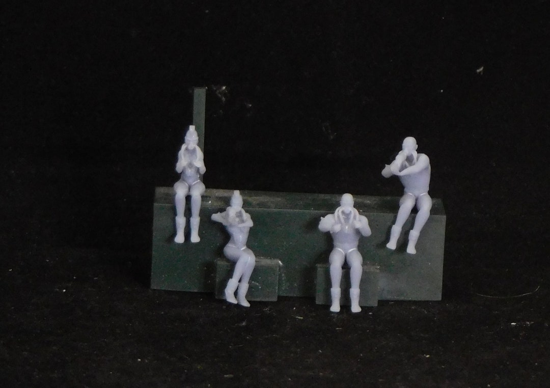 Gaslands 3D Resin Printed 20mm Scale Seated Toxic Figure Set - Etsy