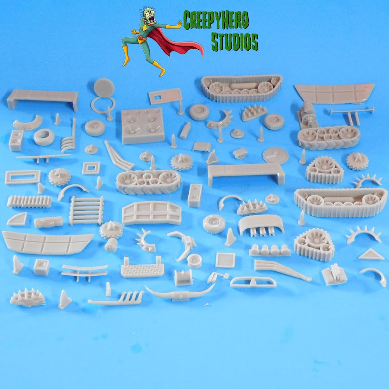 Gaslands 20mm Scale 3D Resin Printed Mega Accessory Pack - Etsy