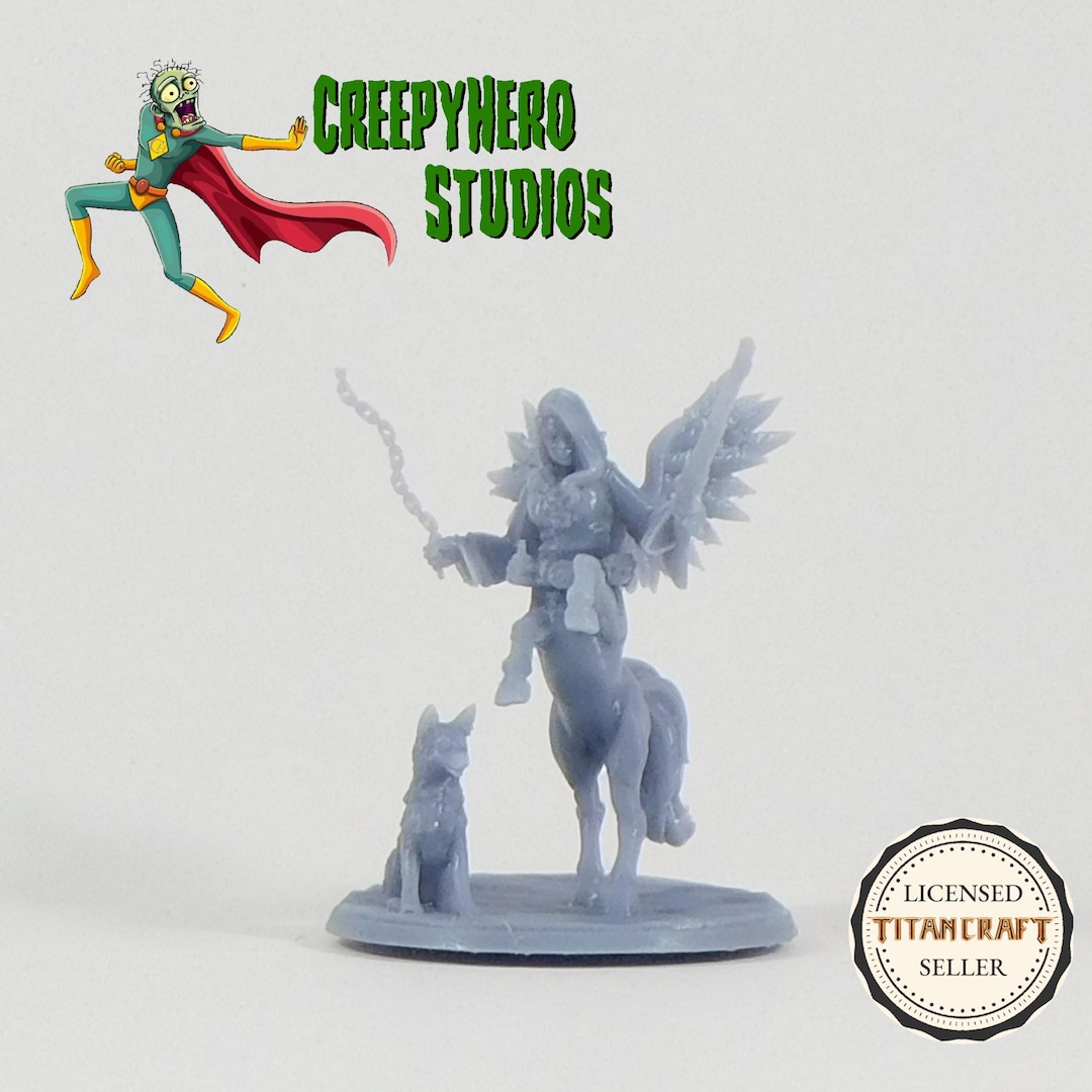 3D Resin Printed 28mm Scale Winged Centaur Marksman Miniature - Etsy