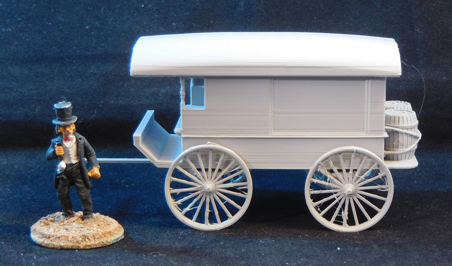 28mm Scale 3D Printed Wild West Snake Oil Salesman Wagon - Etsy