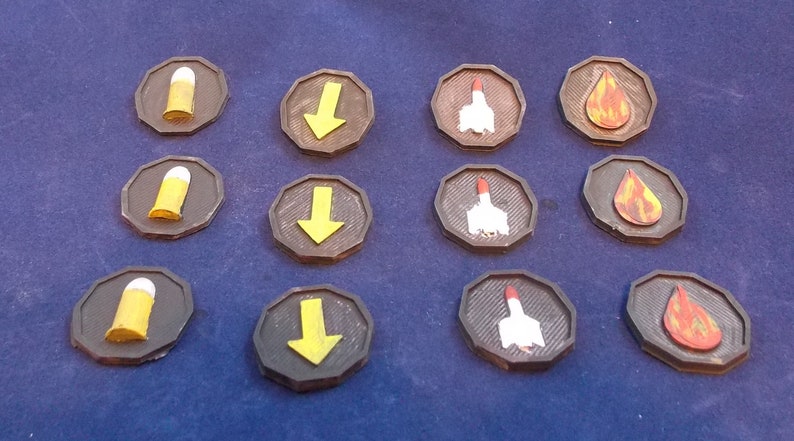 Gaslands Ammo Tokens - Etsy