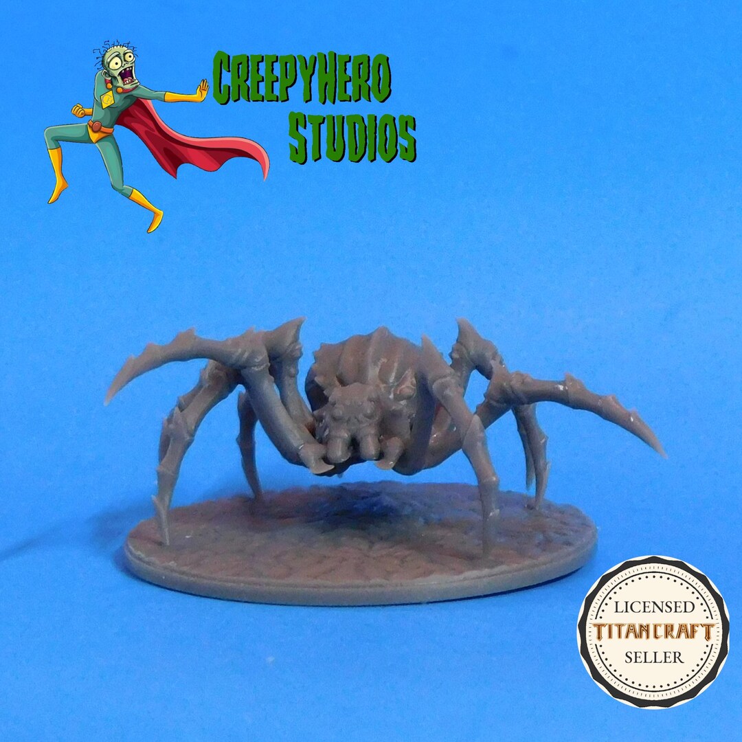 Fantasy 28mm Scale Armored Spider Miniature - Etsy