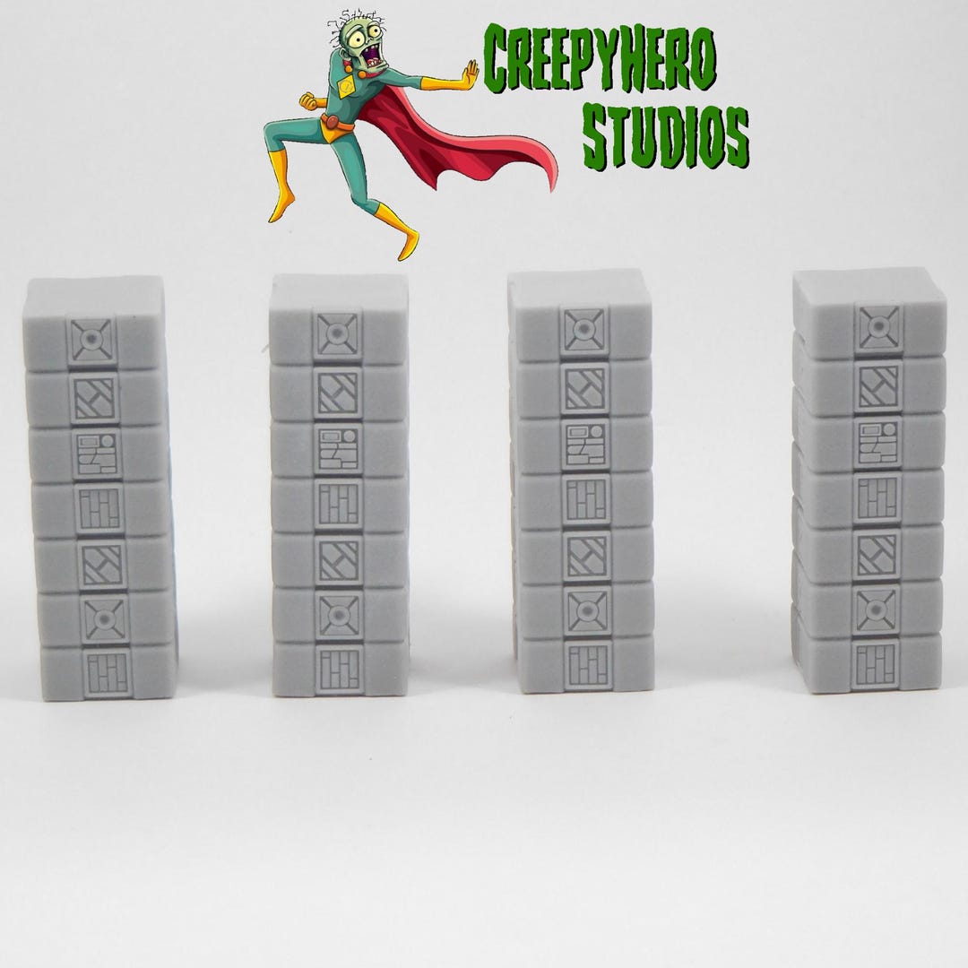 3D Resin Printed 28mm Scale Pulp Era Ancient Pillars - Etsy