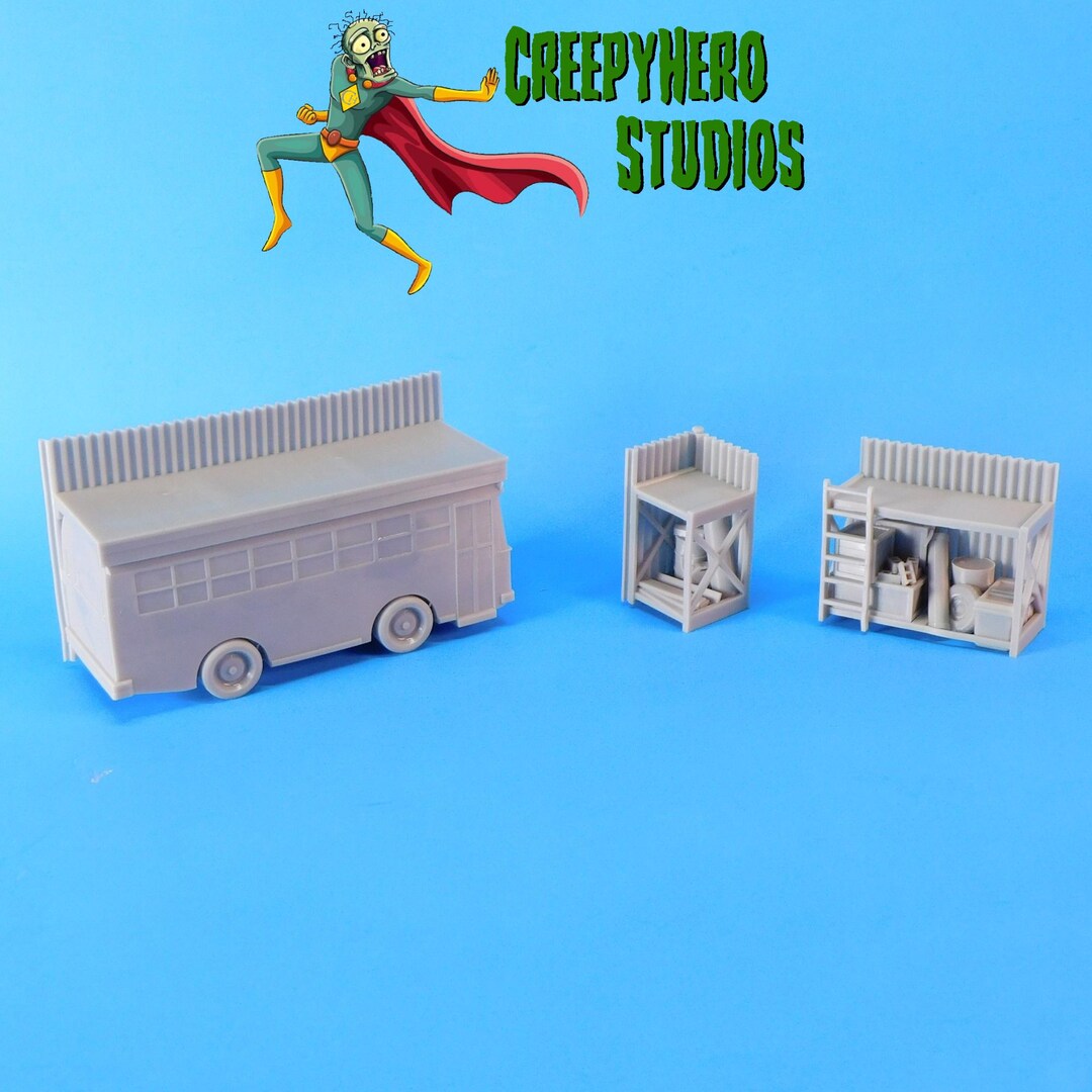 Gaslands 3D Resin Printed 20mm Scale Apocalypse Fortress Set - Etsy