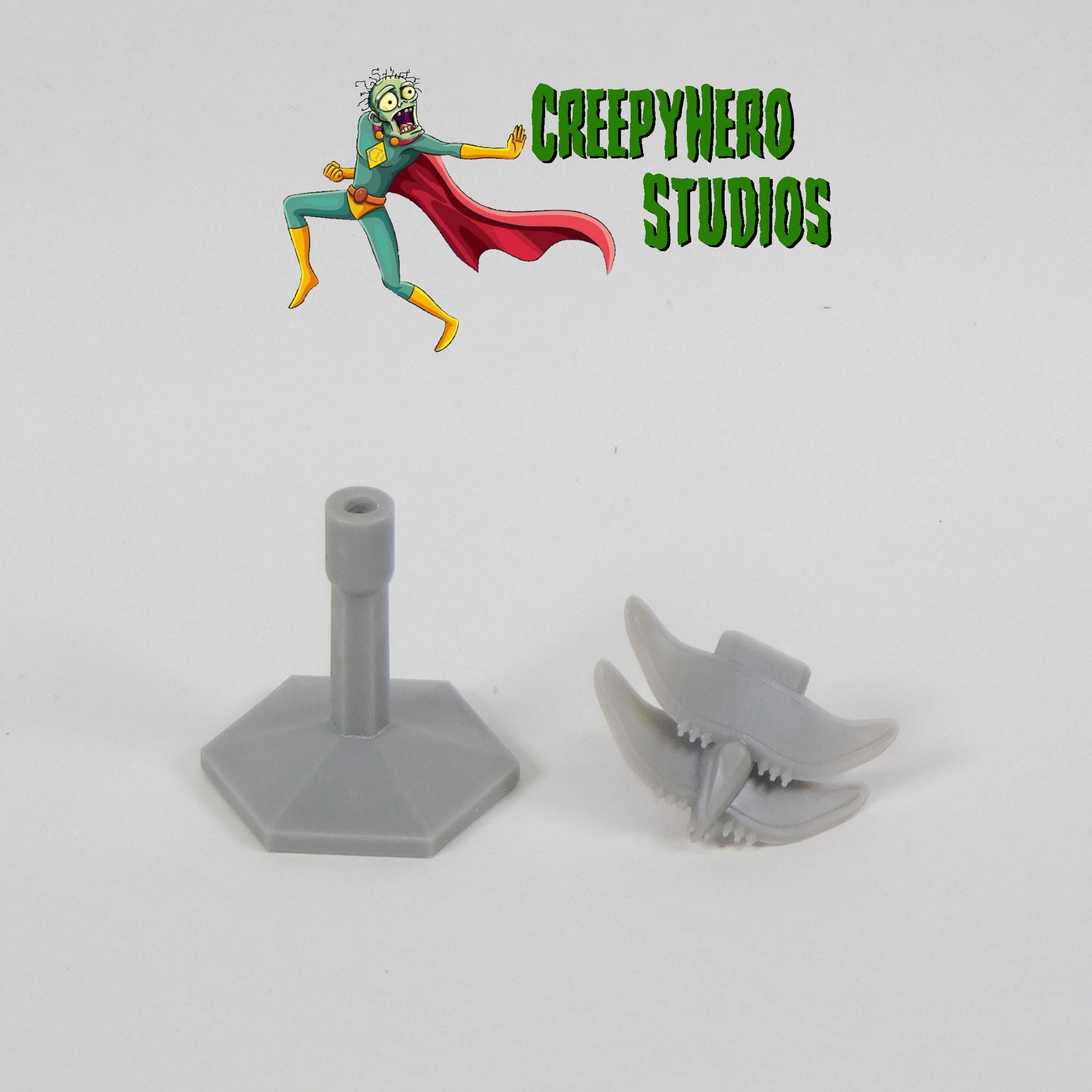 3D Resin Printed Hawk Gunship and Base - Etsy