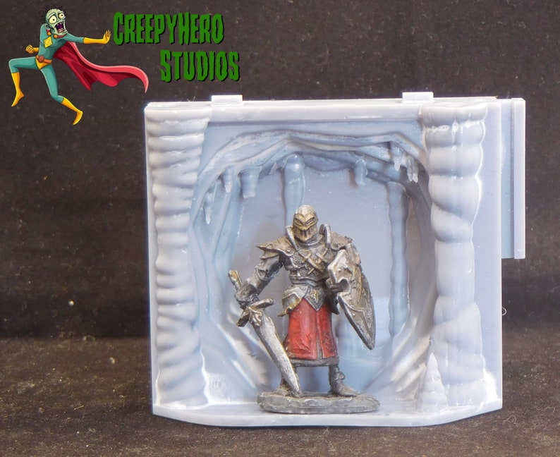 28mm Scale 3D Resin Printed Cave Figure Display Box - Etsy