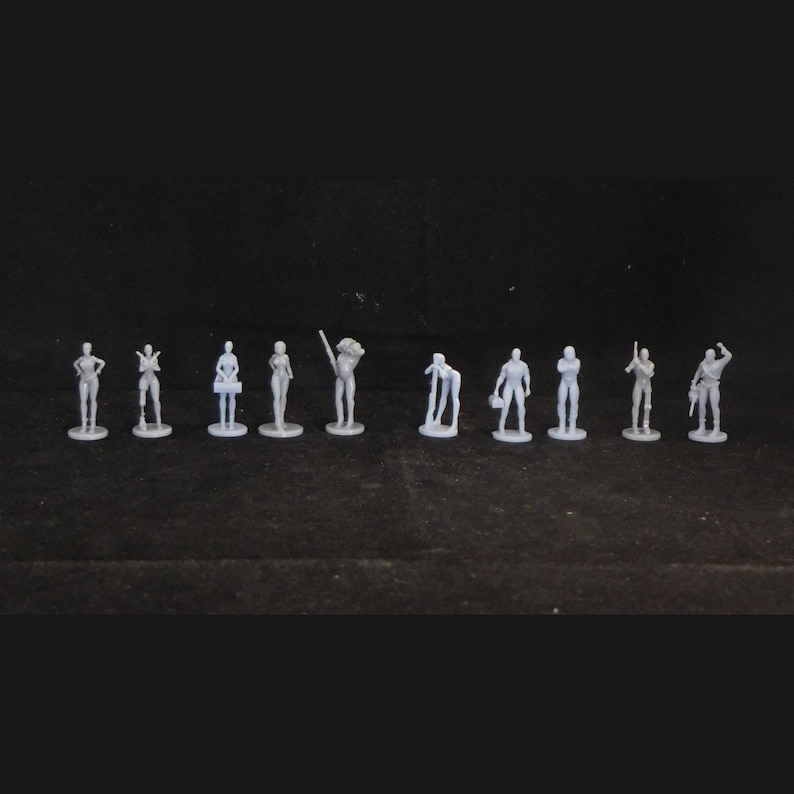 Gaslands 3D Resin Printed 20mm Scale Posing Figure Set - Etsy