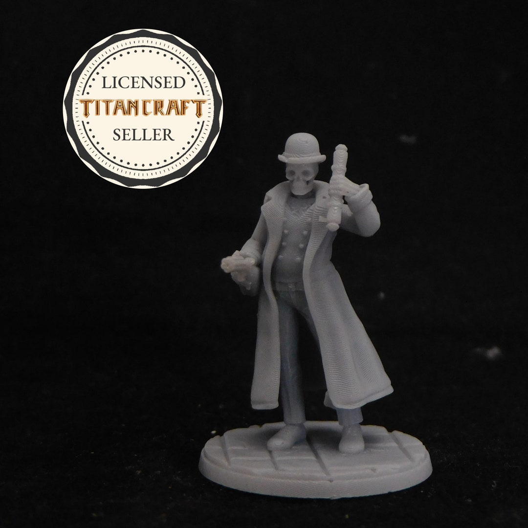 3D Resin Printed 28mm Scale Pulp Bone Detective Miniature - Etsy