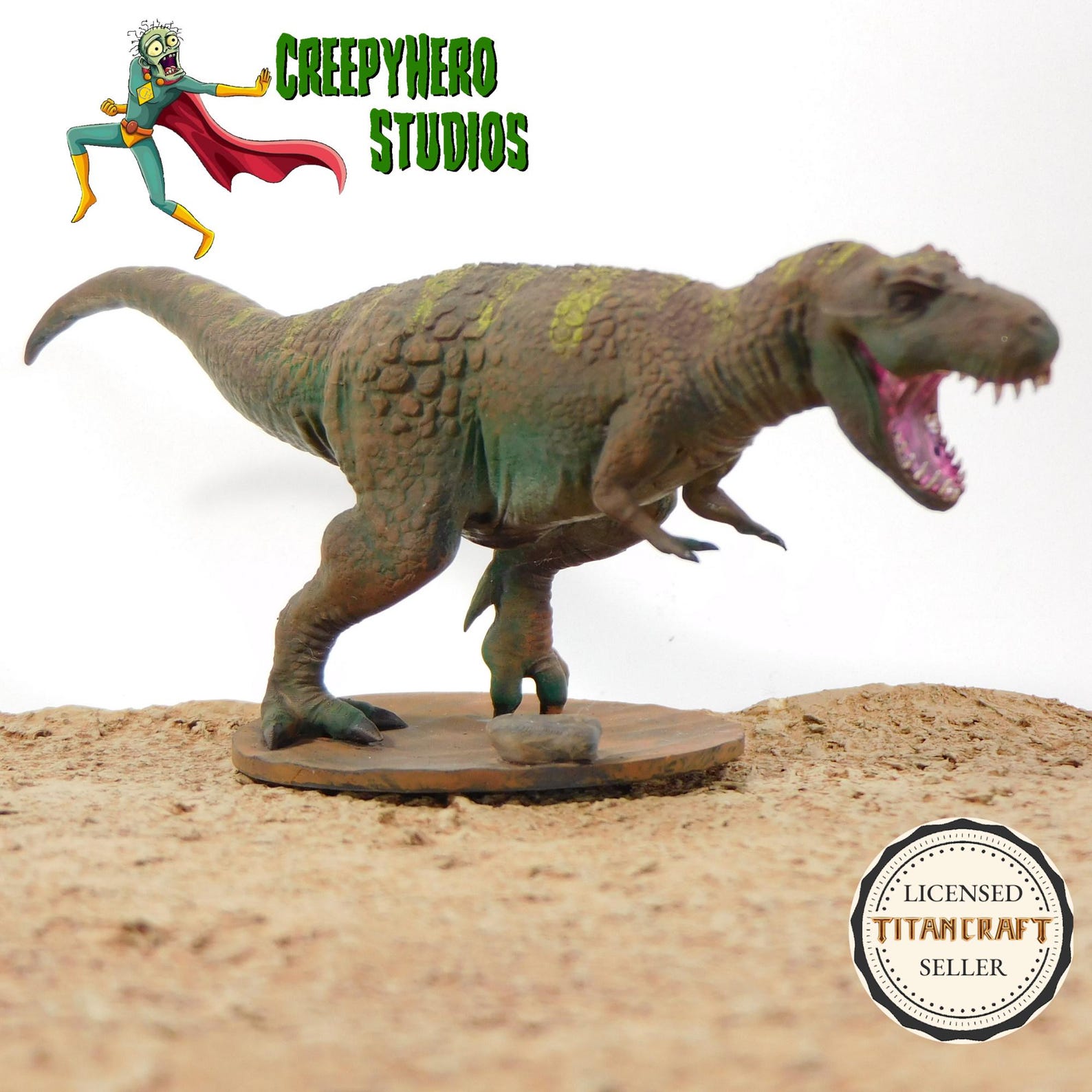 3D Resin Printed 28mm Scale Juvenile T-rex Miniature - Etsy