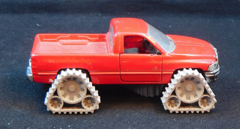 32mm Scale 3D Printed Triangle Tank Treads (not Scaled for Hotwheels ...